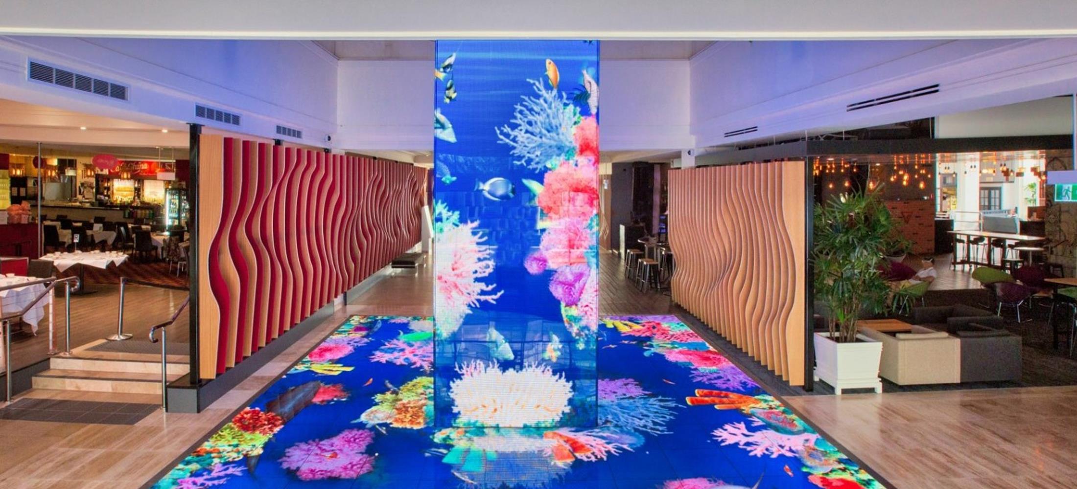 Multimedijski kiosk za The Reef Hotel Casino - Pandopad